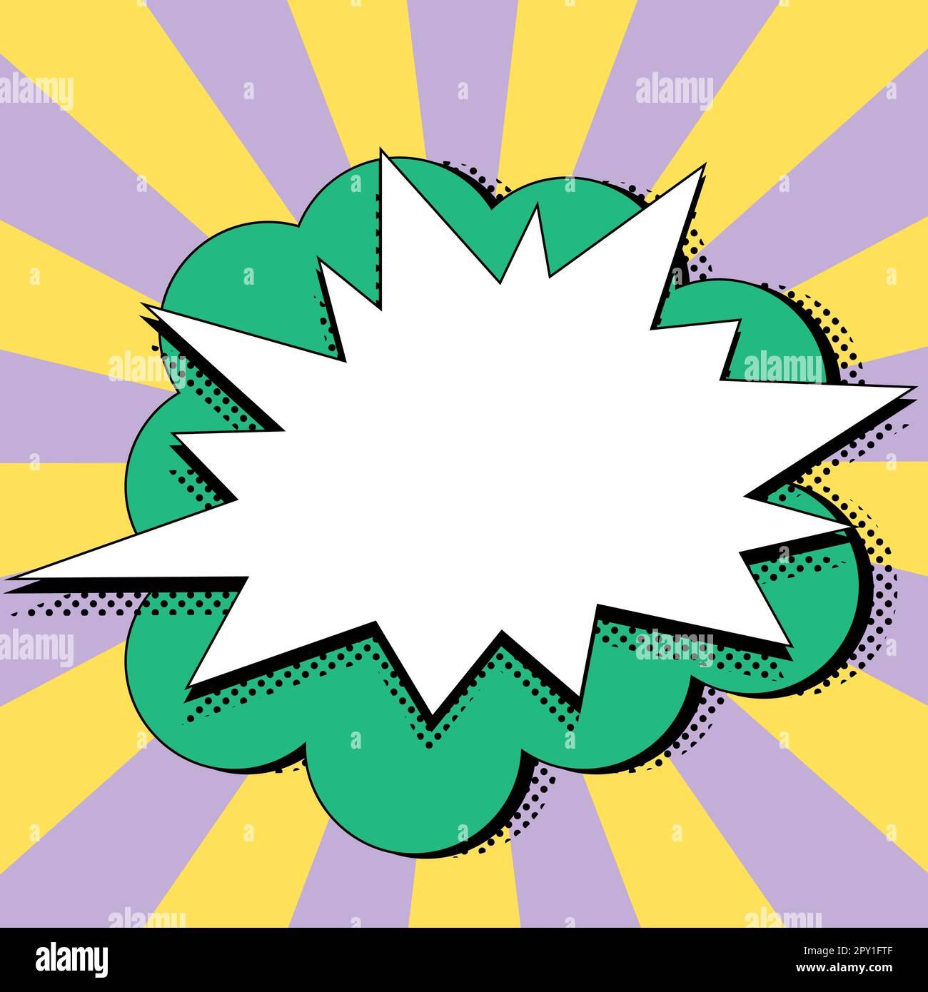 Comics Design Frames. Photo Frame Set With Explosion For Add Collage ...