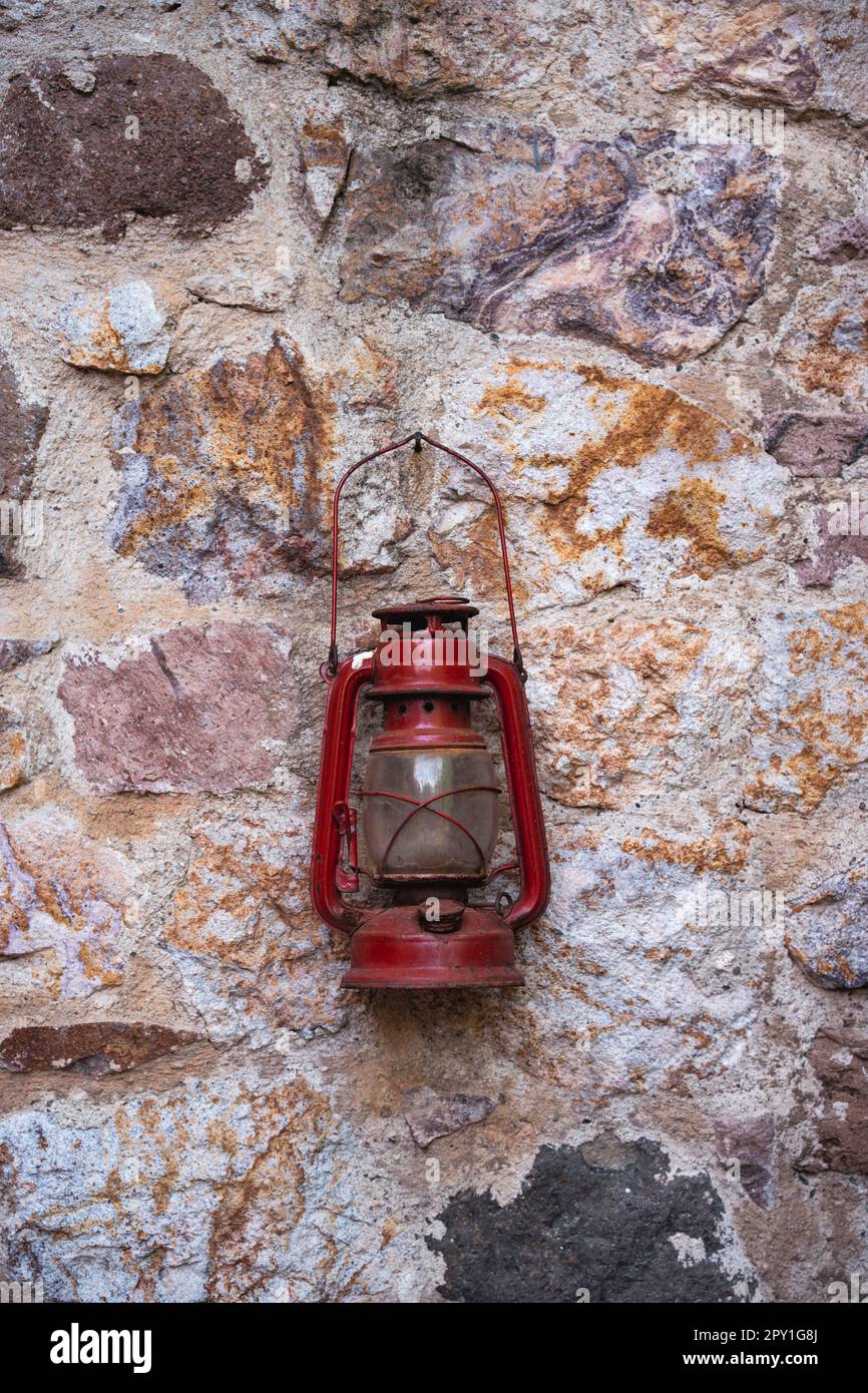 Rustic stone lantern hi-res stock photography and images - Alamy