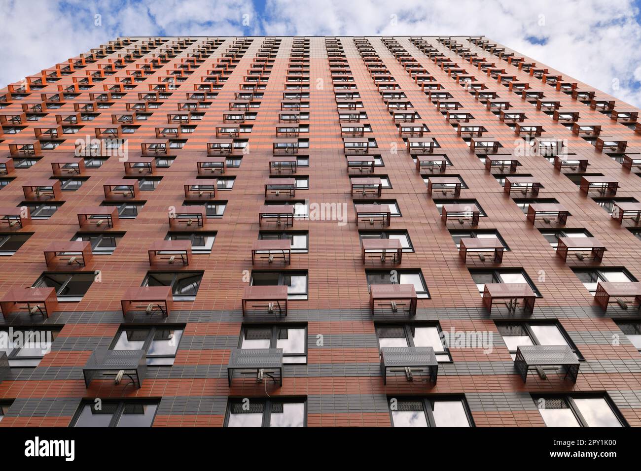 modern high-rise apartment new building in Russia Stock Photo - Alamy