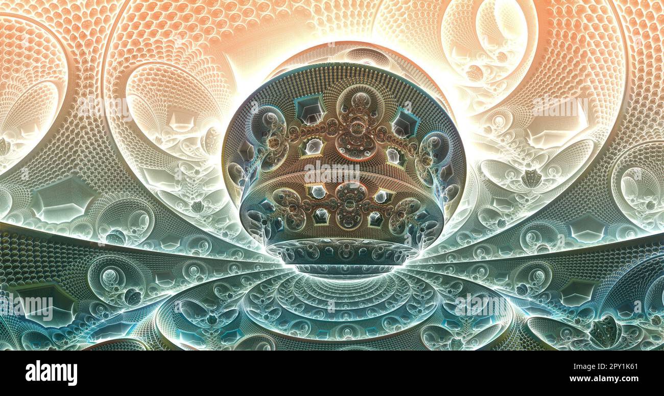 the surface of an alien planet under an alien sun 3d rendering Stock ...