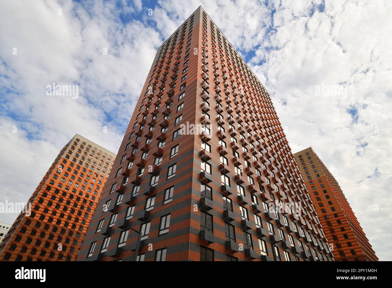 modern high-rise apartment new building in Russia Stock Photo - Alamy