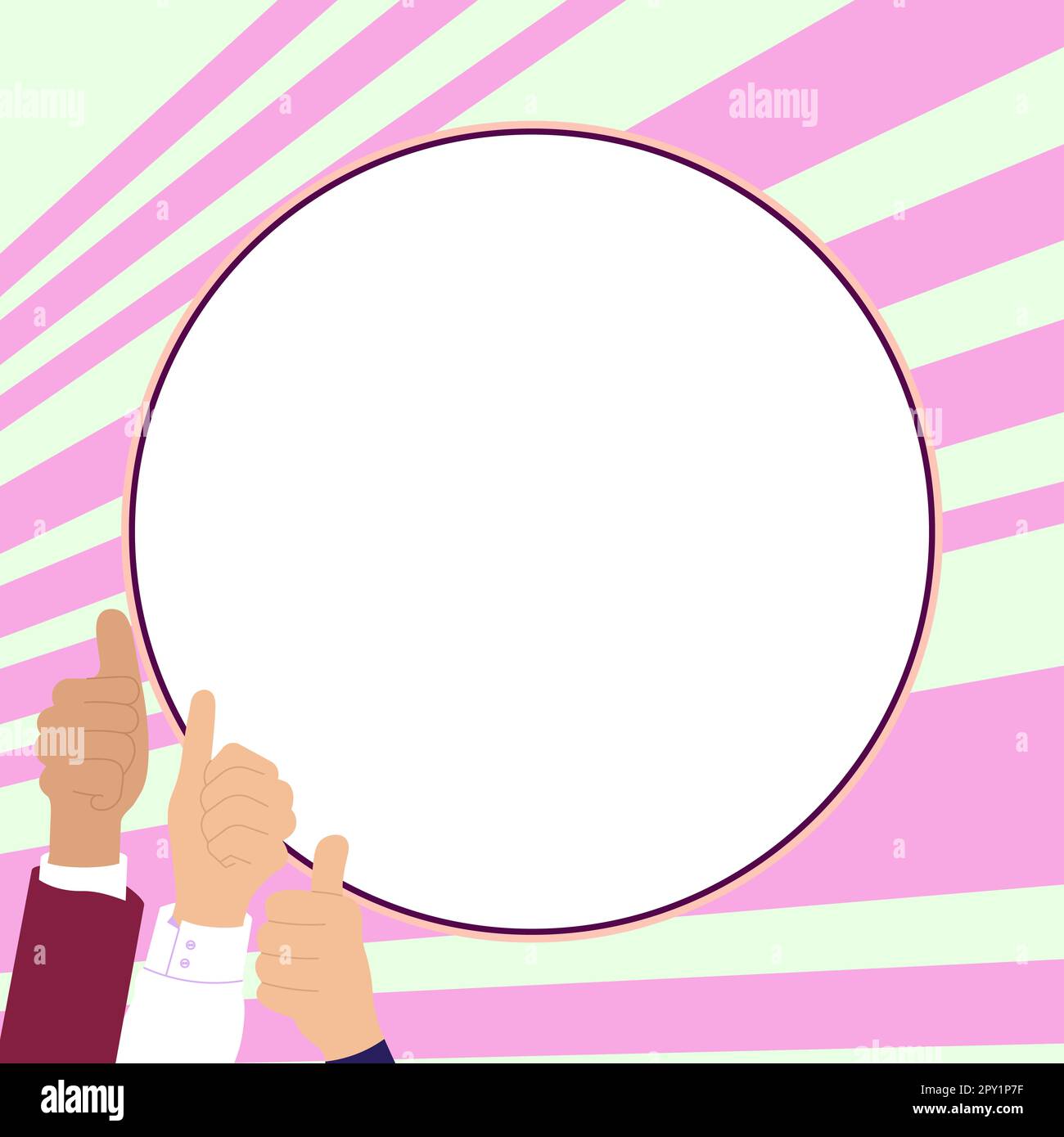 Big finger raised up pointing to whiteboard with important information ...