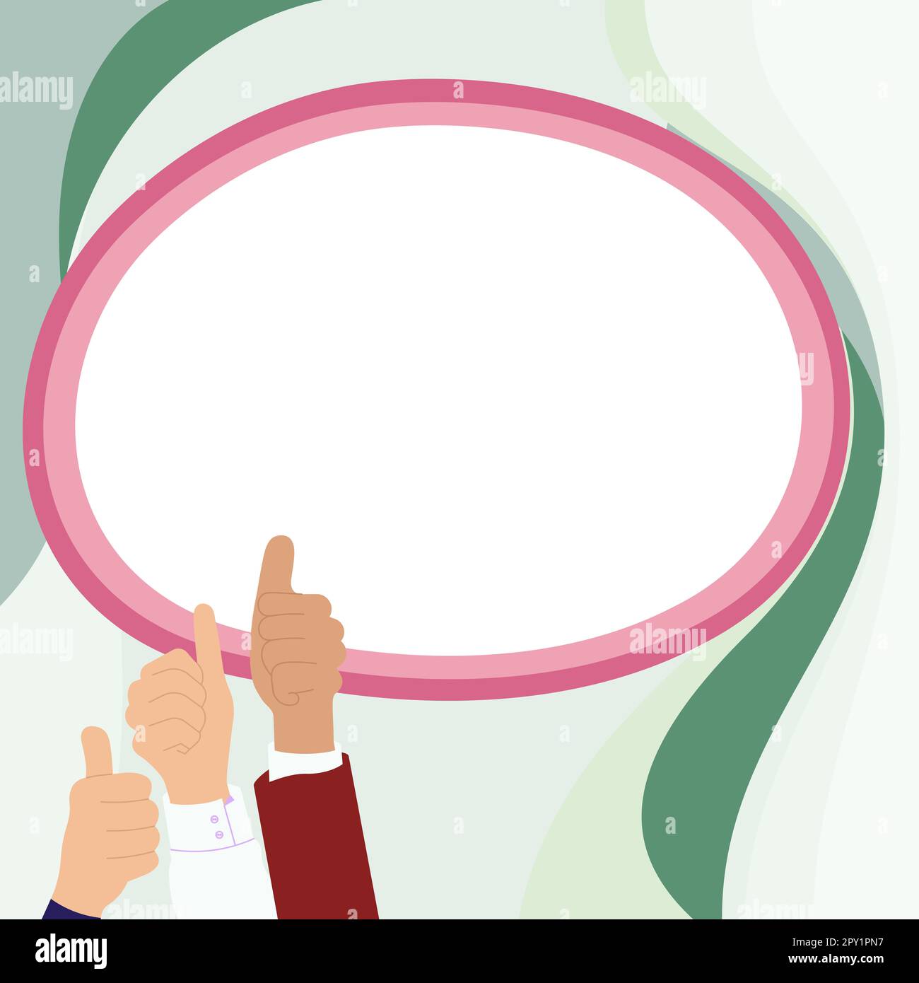 Big finger raised up pointing to whiteboard with important information ...