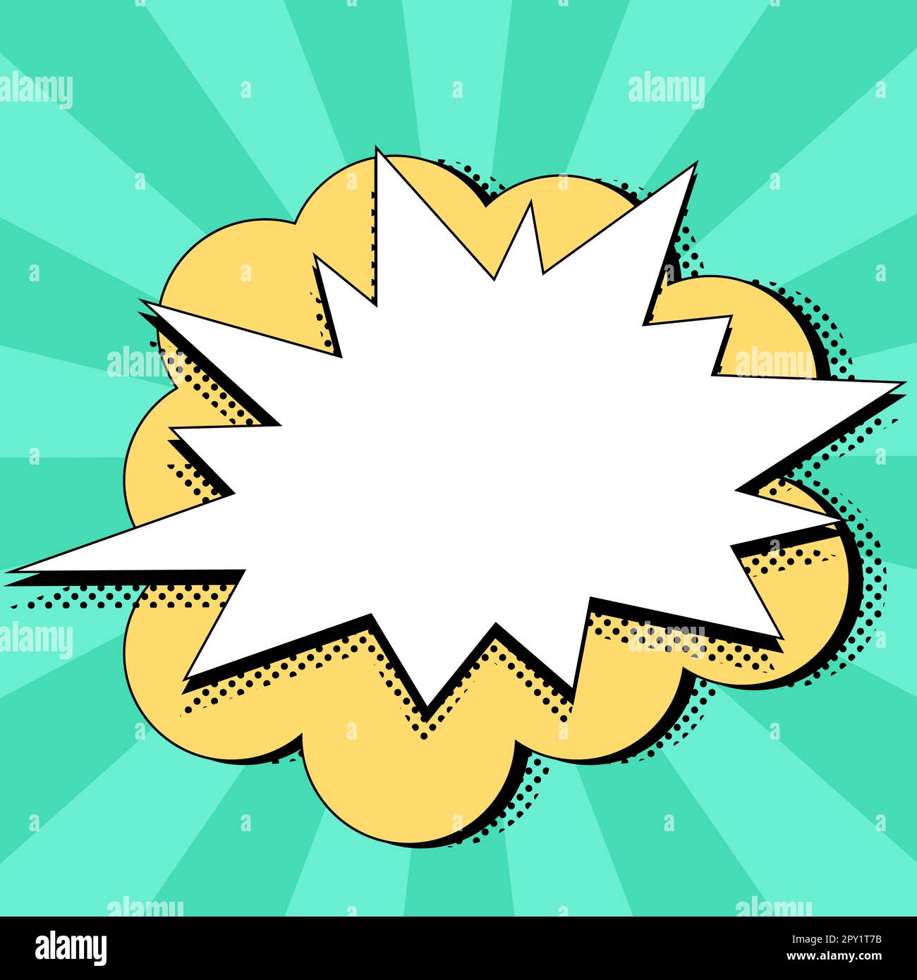 Speech Bubble With Copy Space Over Background. Template Framework For ...