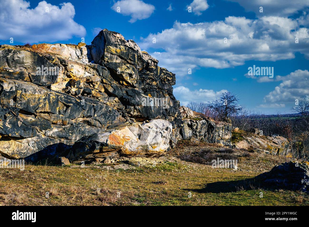 A photo of Devil's Wall in Germany Stock Photo - Alamy