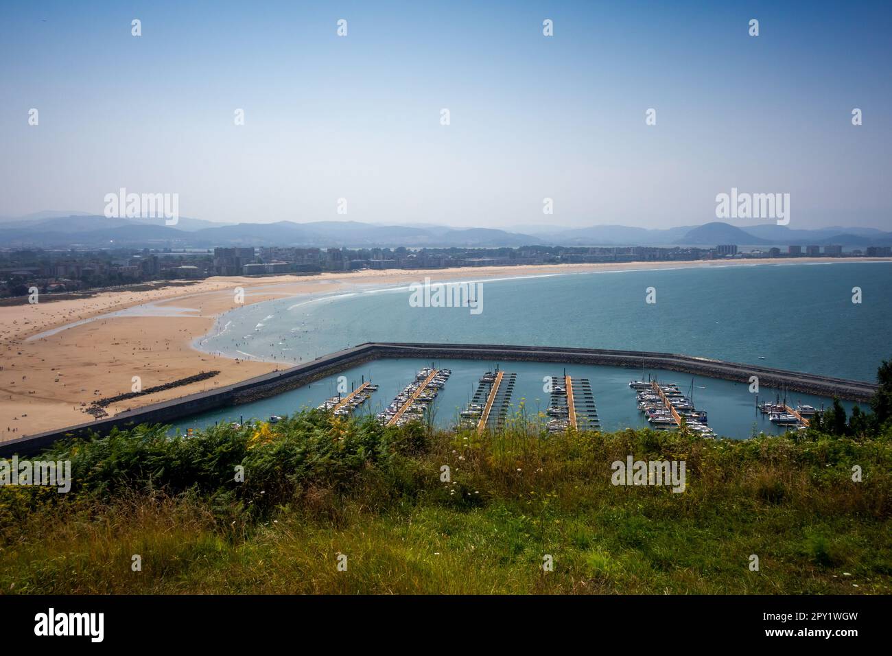 Laredo city aerial view in Cantabria, Spain Stock Photo - Alamy