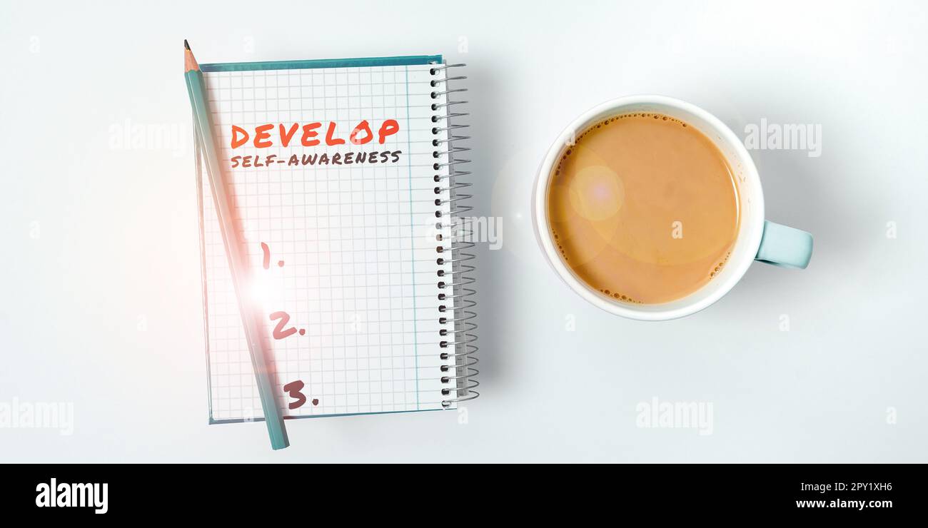 Conceptual display Develop Self Awareness, Concept meaning Improve ...