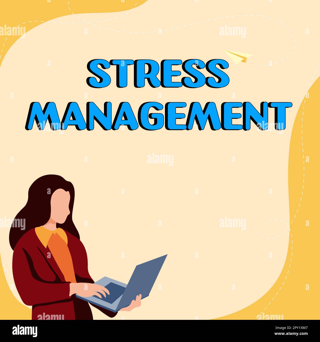 Text sign showing Stress Management, Internet Concept learning ways of ...