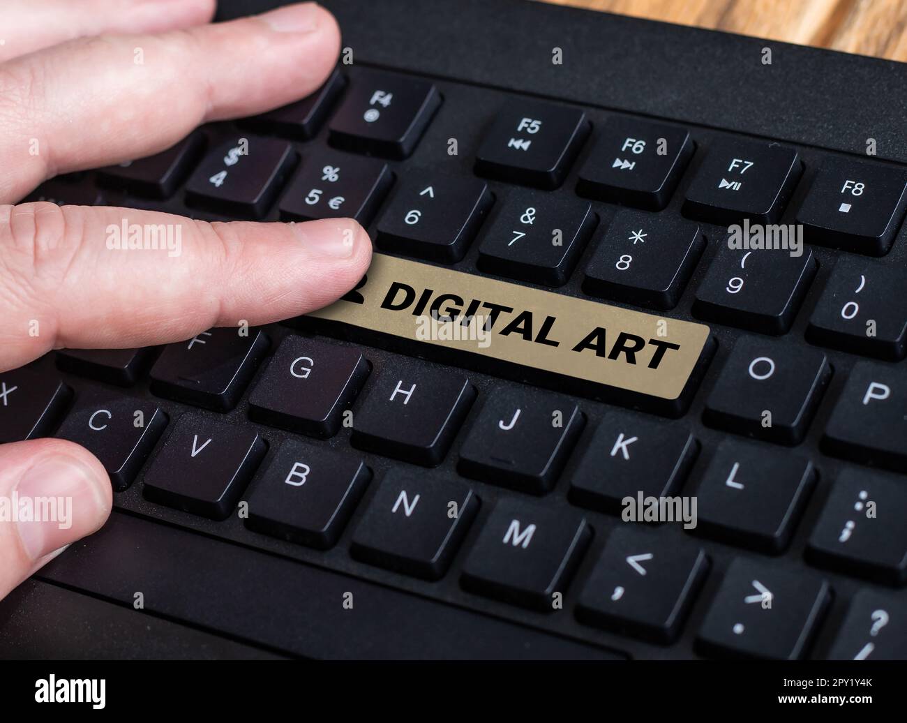 Text caption presenting Digital Art, Business showcase use of skill and ...