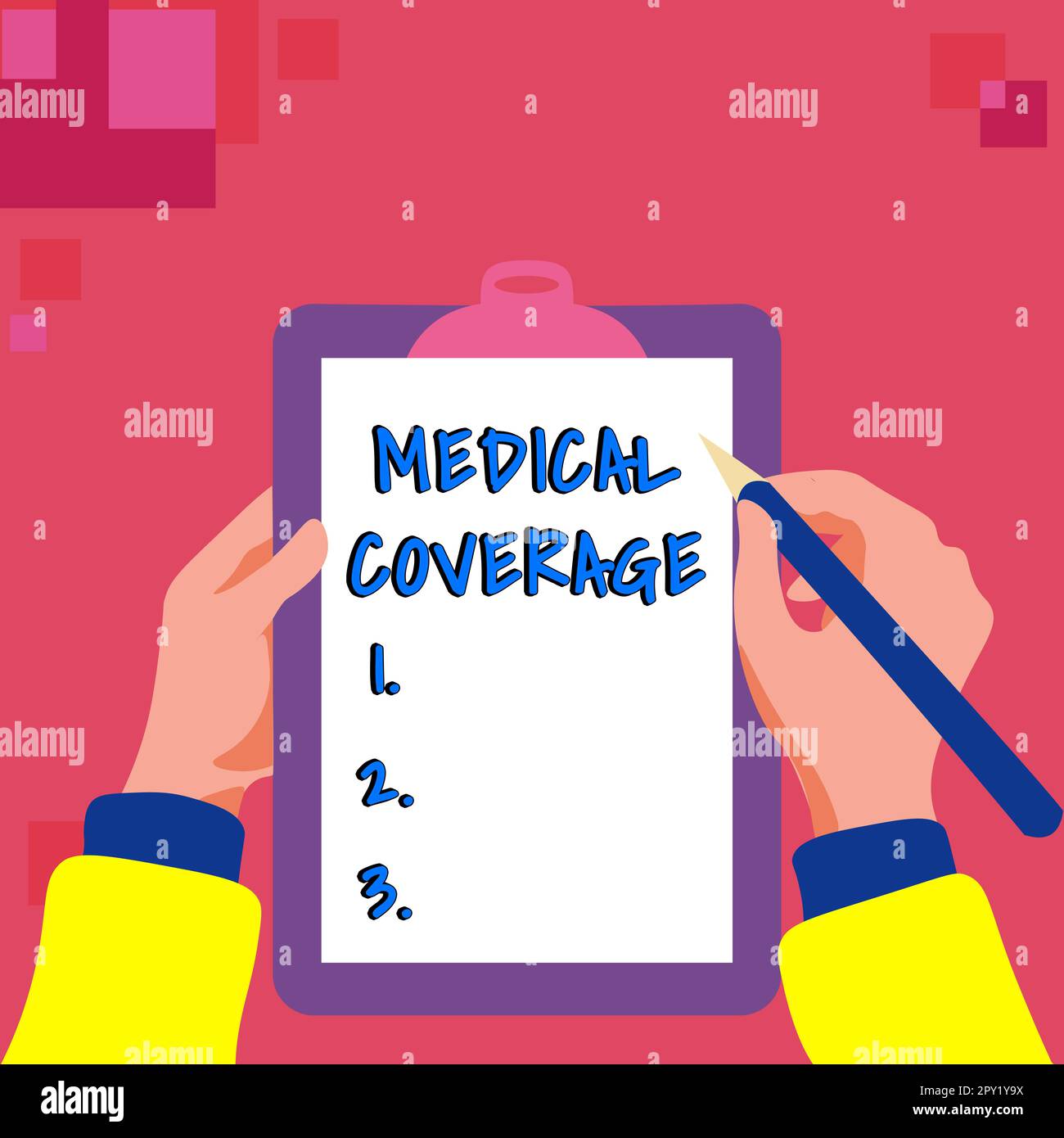 Conceptual display Medical Coverage, Conceptual photo inclusion within ...