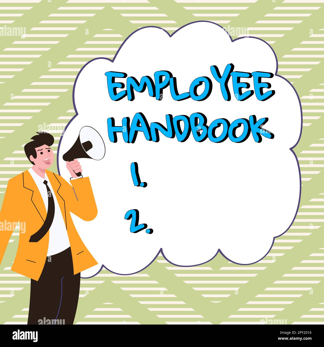 Handwriting text Employee Handbook, Internet Concept Document that ...