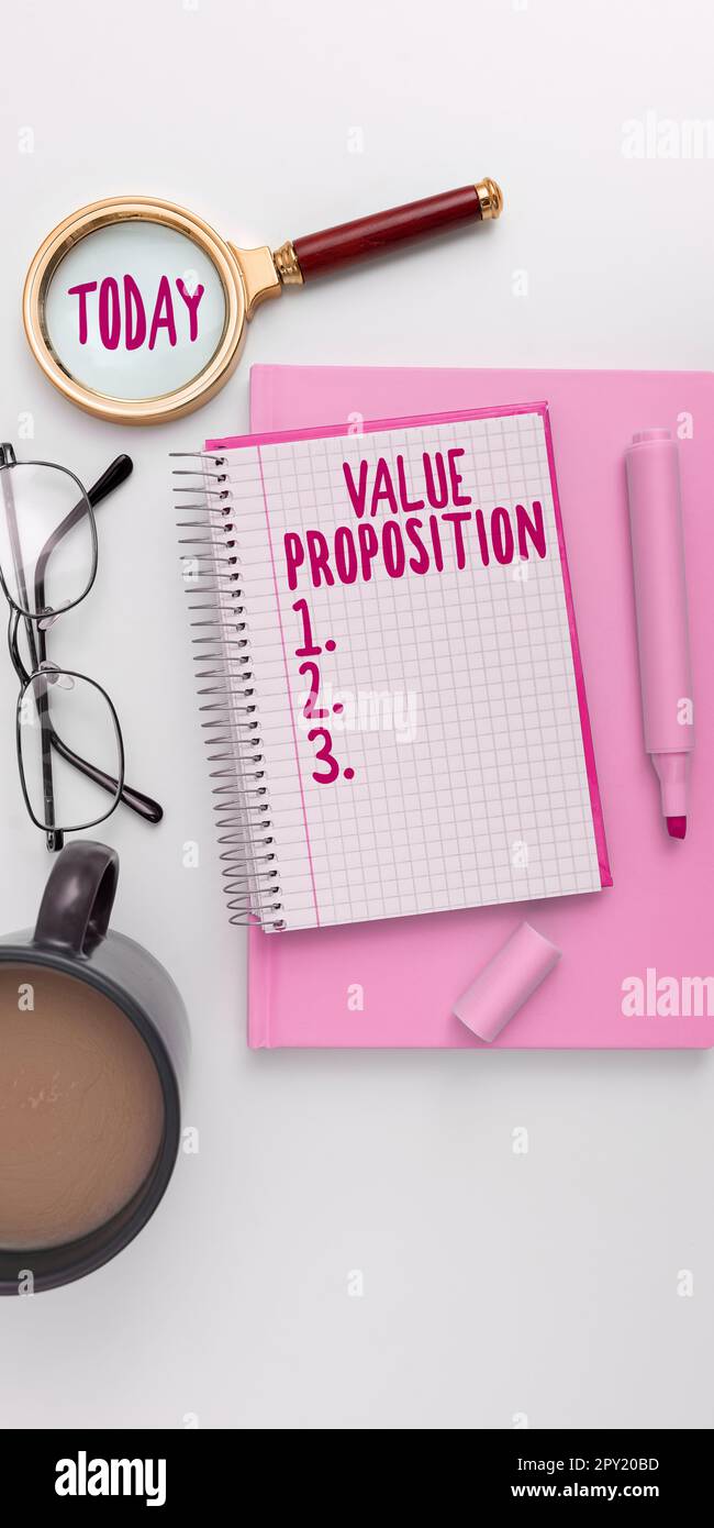 Conceptual caption Value Proposition, Business idea service make ... Conceptual caption Value Proposition, Business idea service make ...