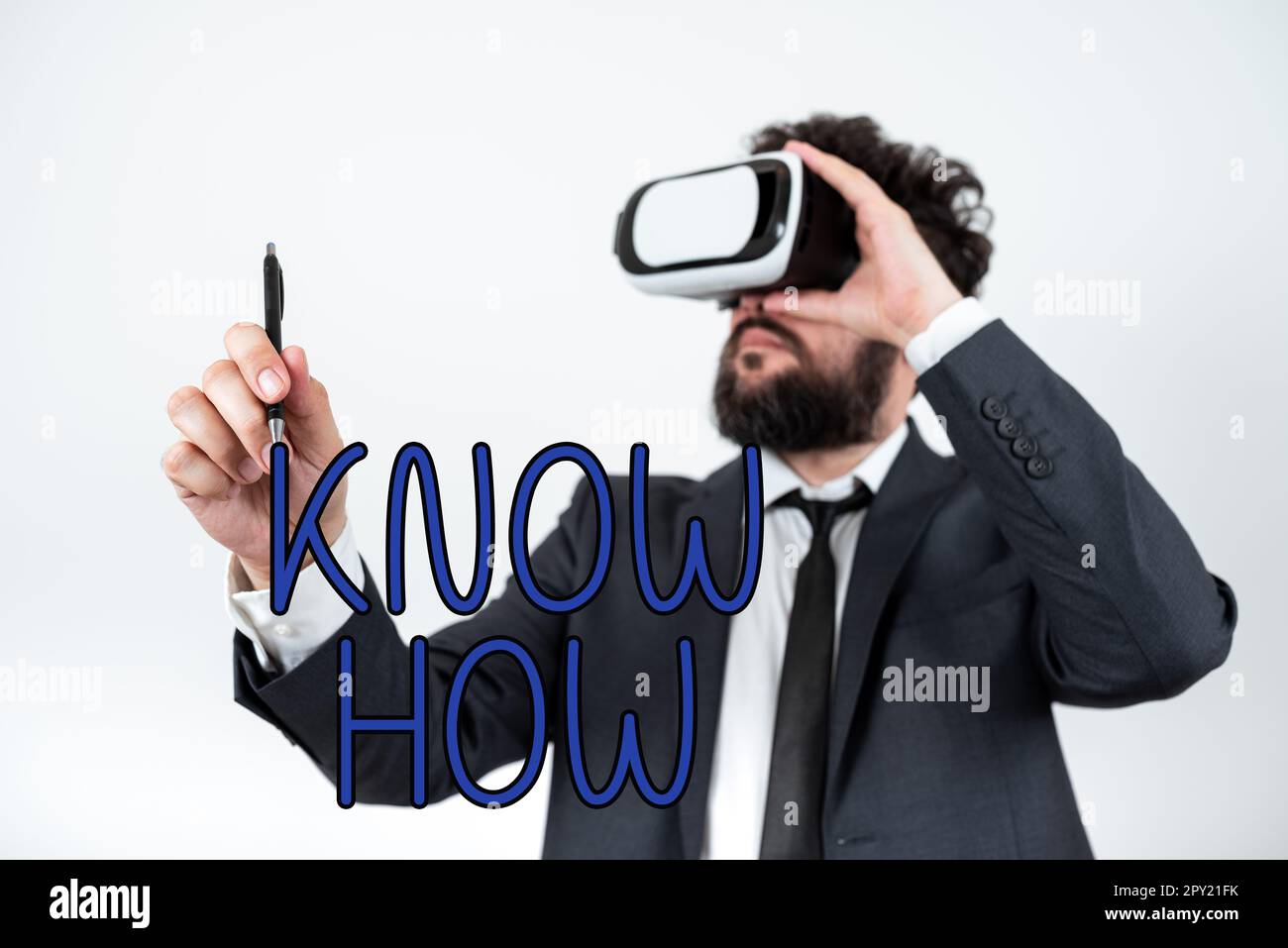 Text caption presenting Know How, Business concept The process to learn ...