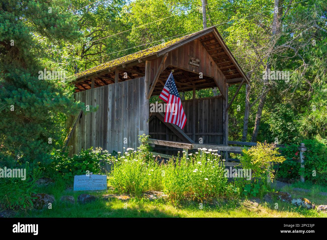 Eagle Point, OR / USA - 1 JUL 2022: Historic Lost Creek Bridge, Number ...