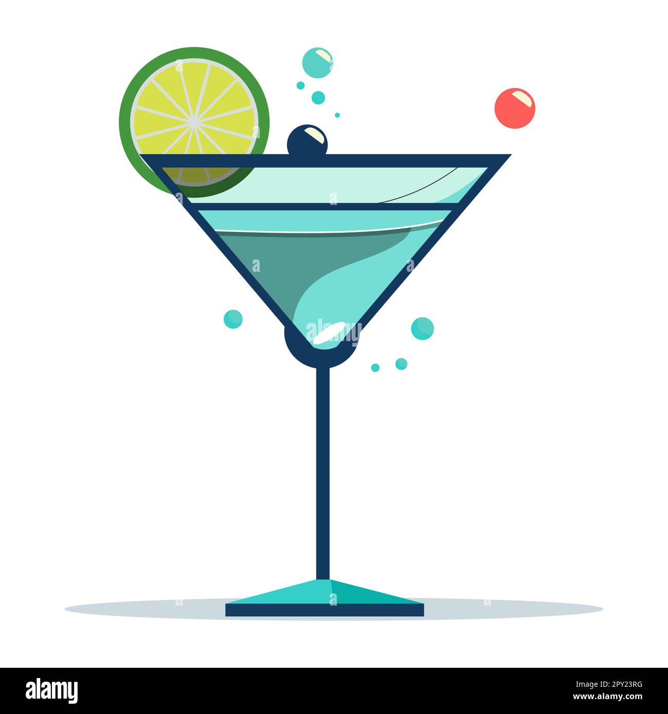Alcohol cocktail vector illustration EPS10 Stock Vector Image & Art - Alamy