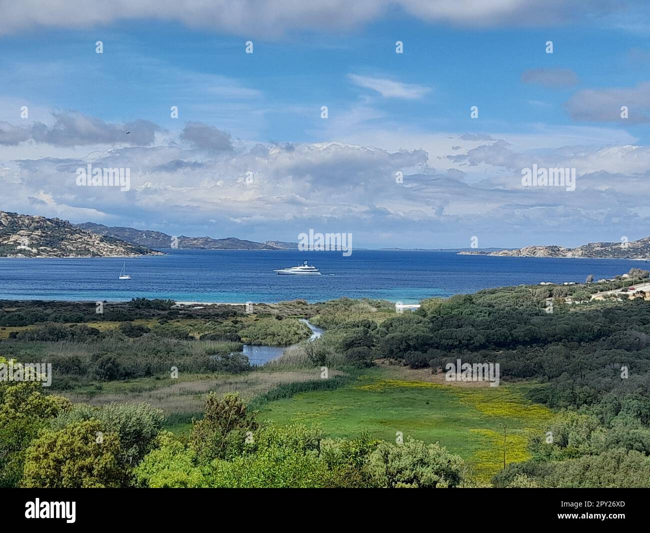Palau, Sardinia, Italy. The Porto Rafae lbay Stock Photo - Alamy