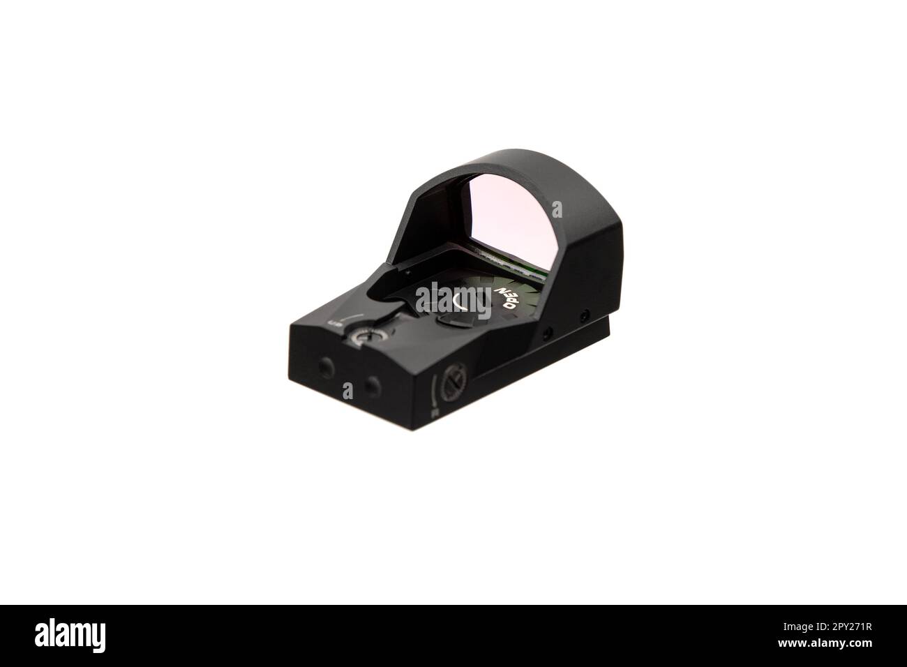 Modern optical collimator sight. Aiming device for shooting at short ...