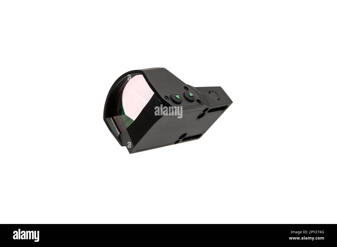 Modern optical collimator sight. Aiming device for shooting at short ...