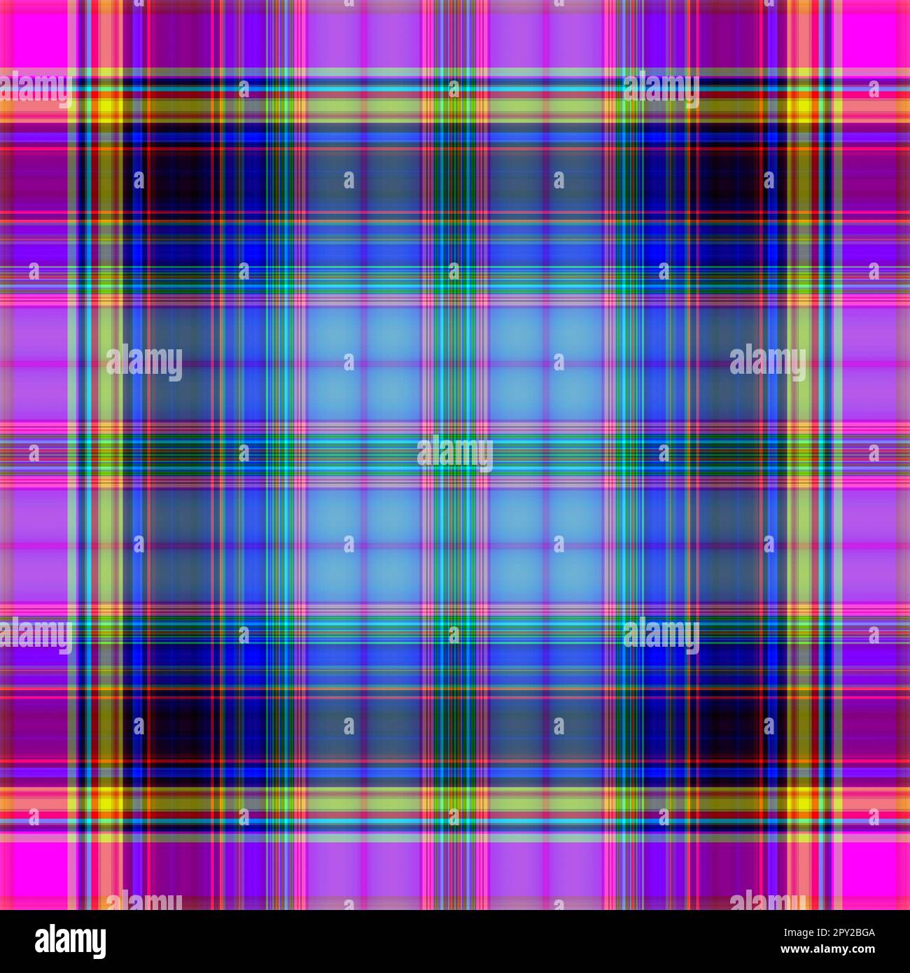 Vintage tartan pattern in vaporwave colorful style. Vintage 80s plaid ...