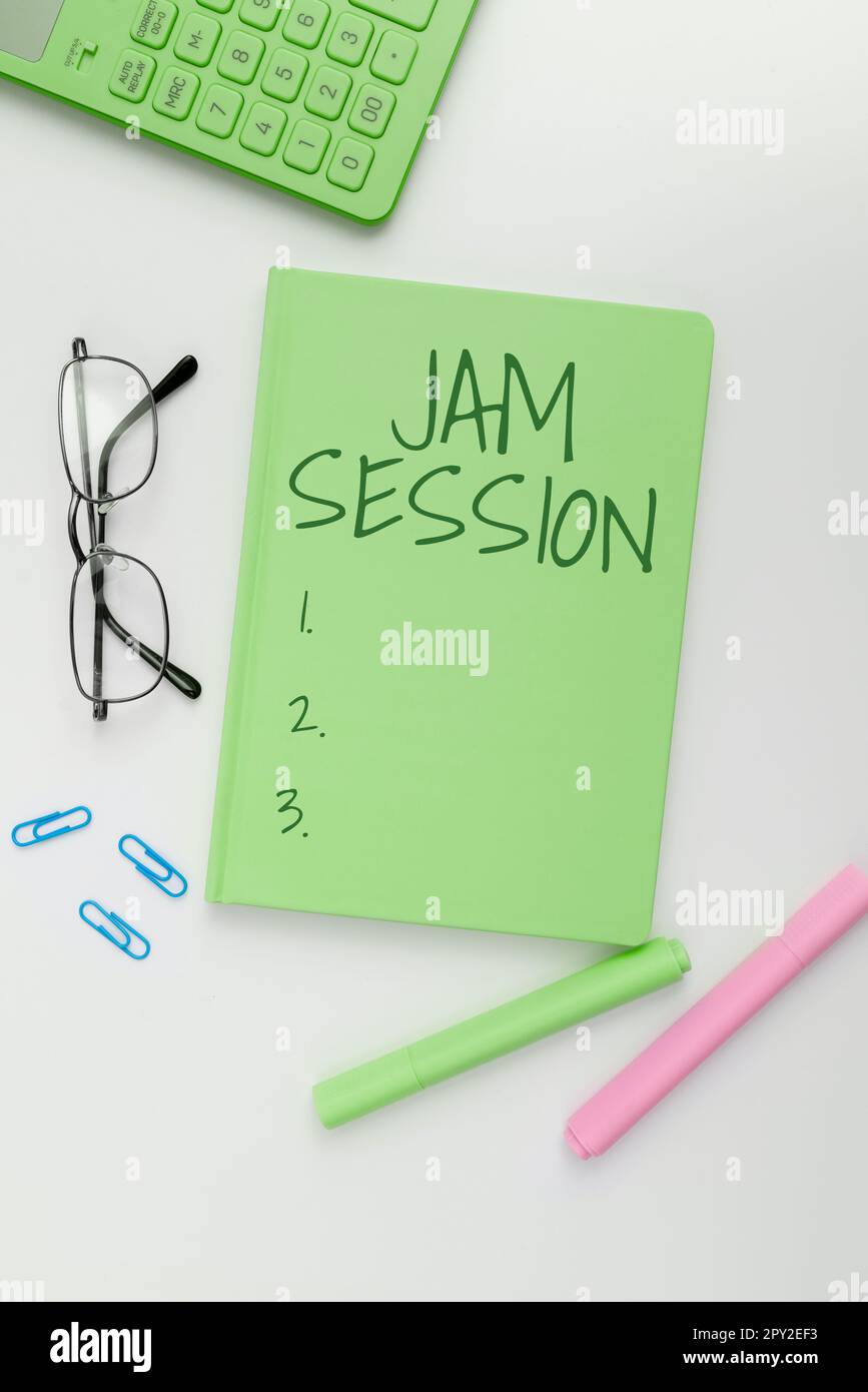 Conceptual display Jam Session, Internet Concept impromptu performance ...