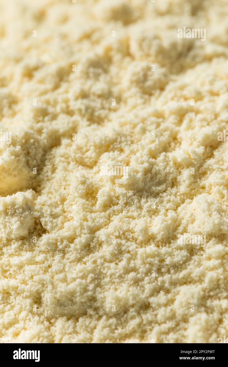 Organic Healthy Vanilla Whey Protein Powder in a Scoop Stock Photo - Alamy