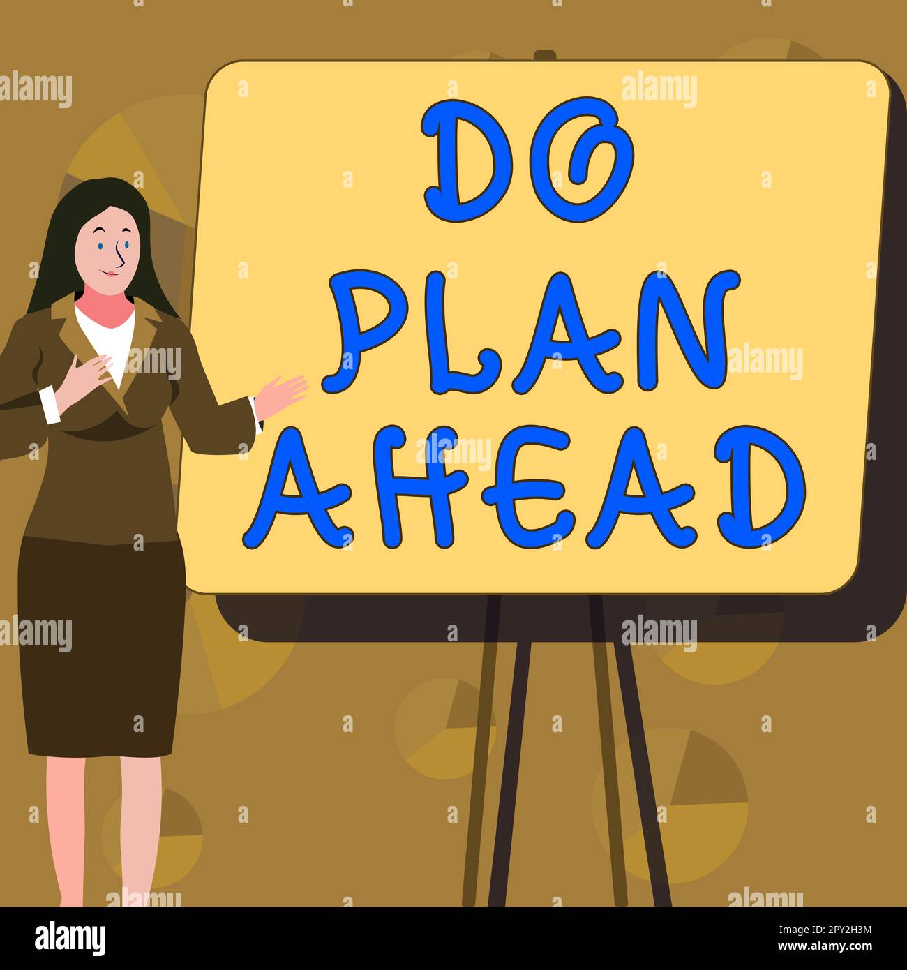 Text caption presenting Do Plan Ahead, Word for Planning steps for ...