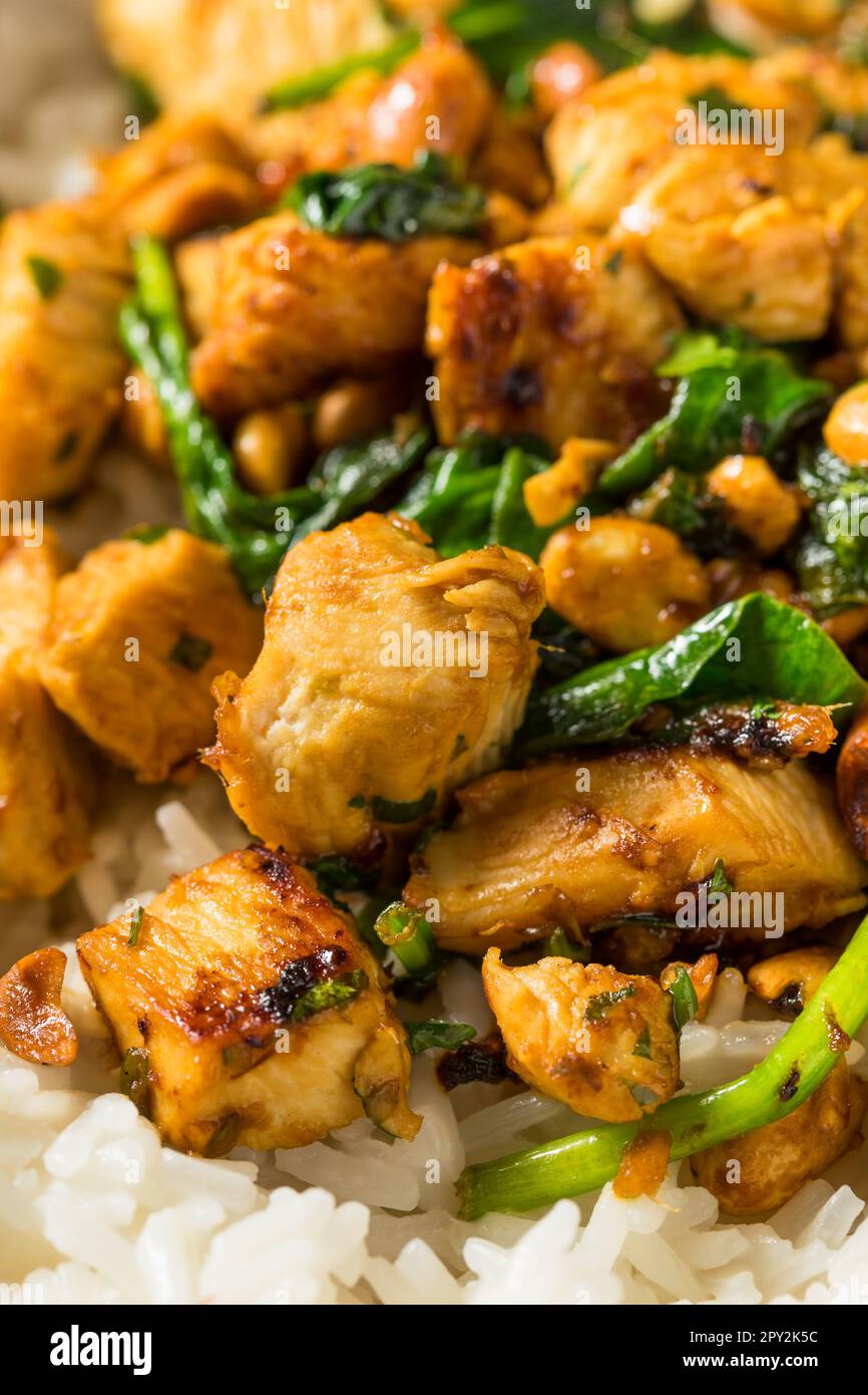 Ginger onion chicken hi-res stock photography and images - Alamy