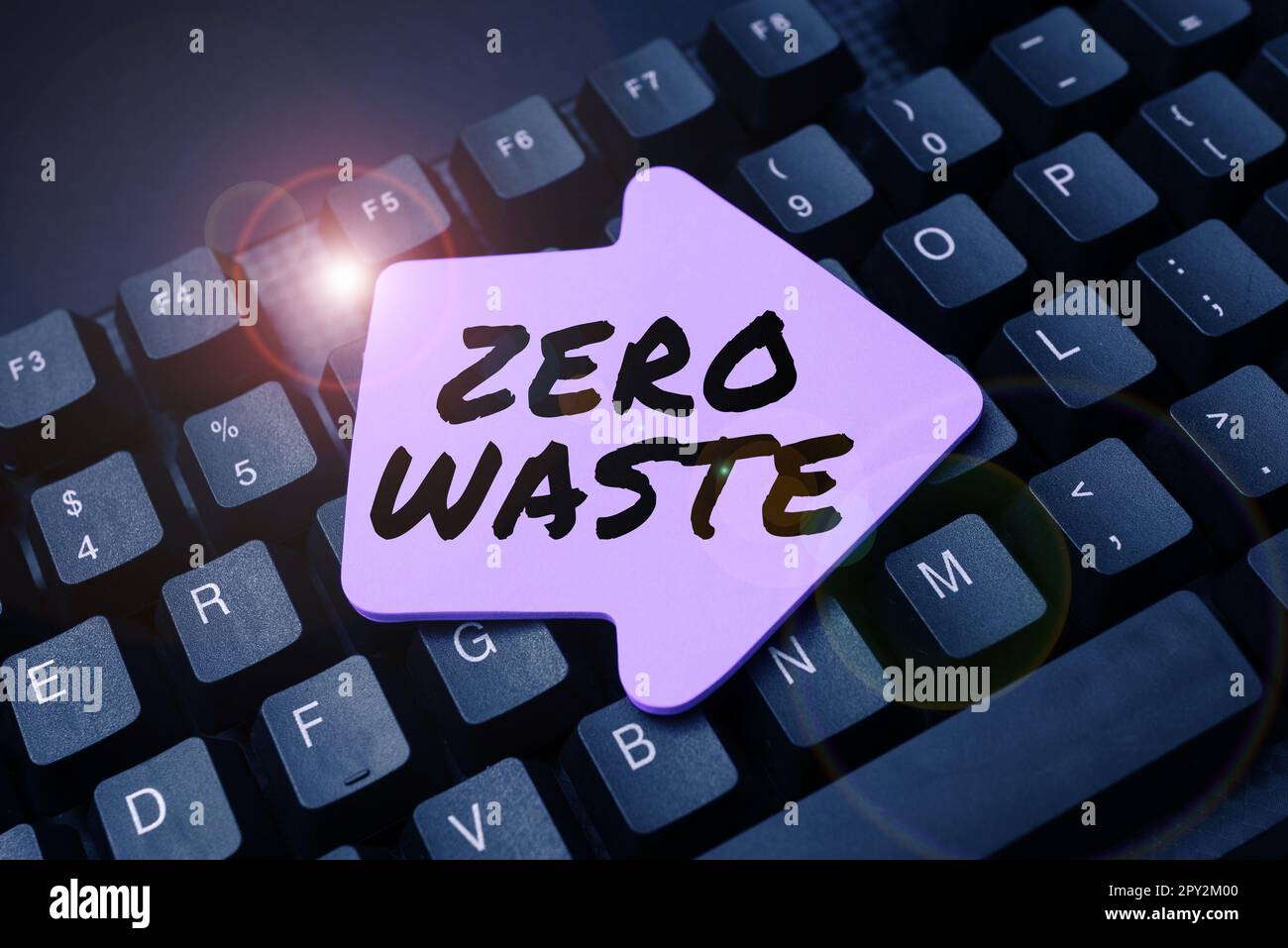 Text showing inspiration Zero Waste, Business approach industrial responsibility includes ...