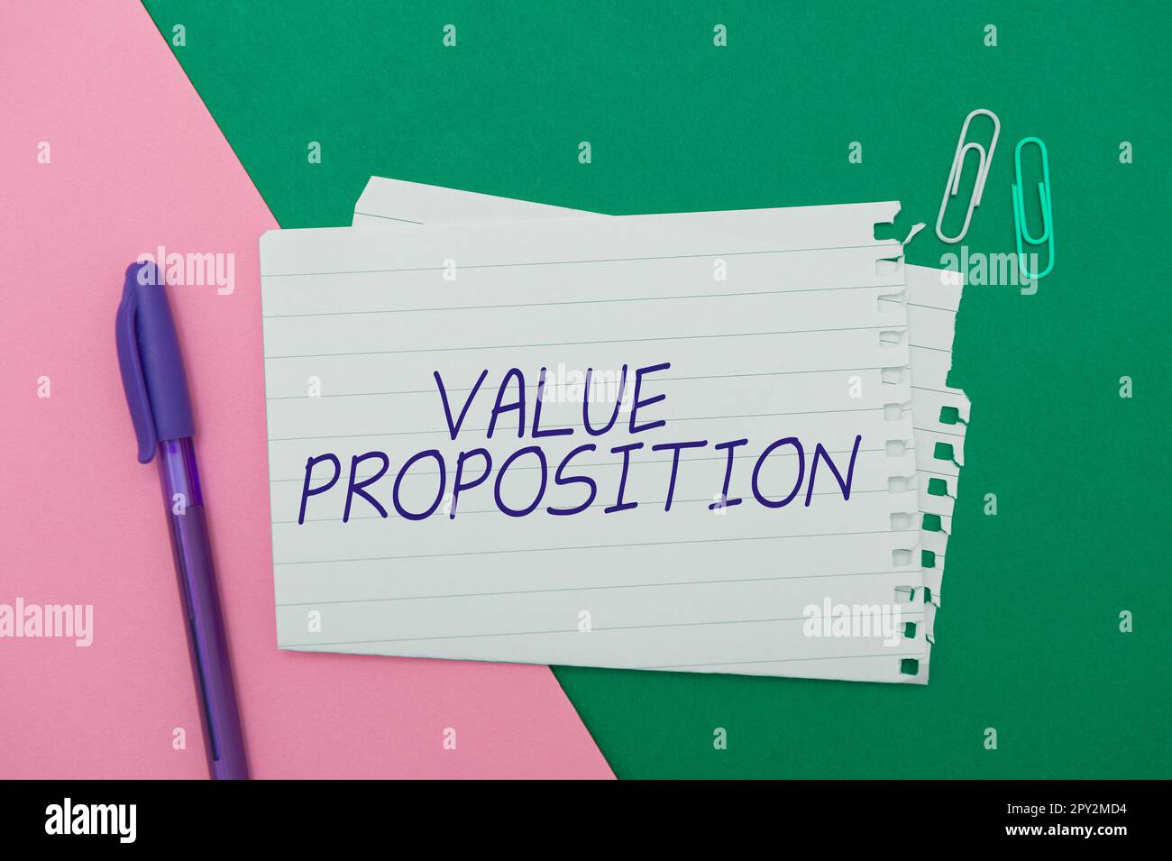 Inspiration showing sign Value Proposition, Word for service make ...