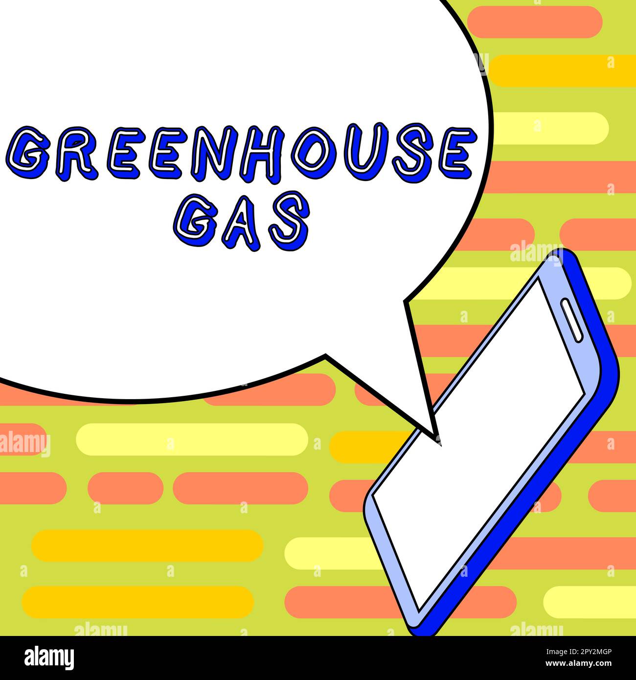Handwriting text Greenhouse Gas, Word for carbon dioxide contribute to ...