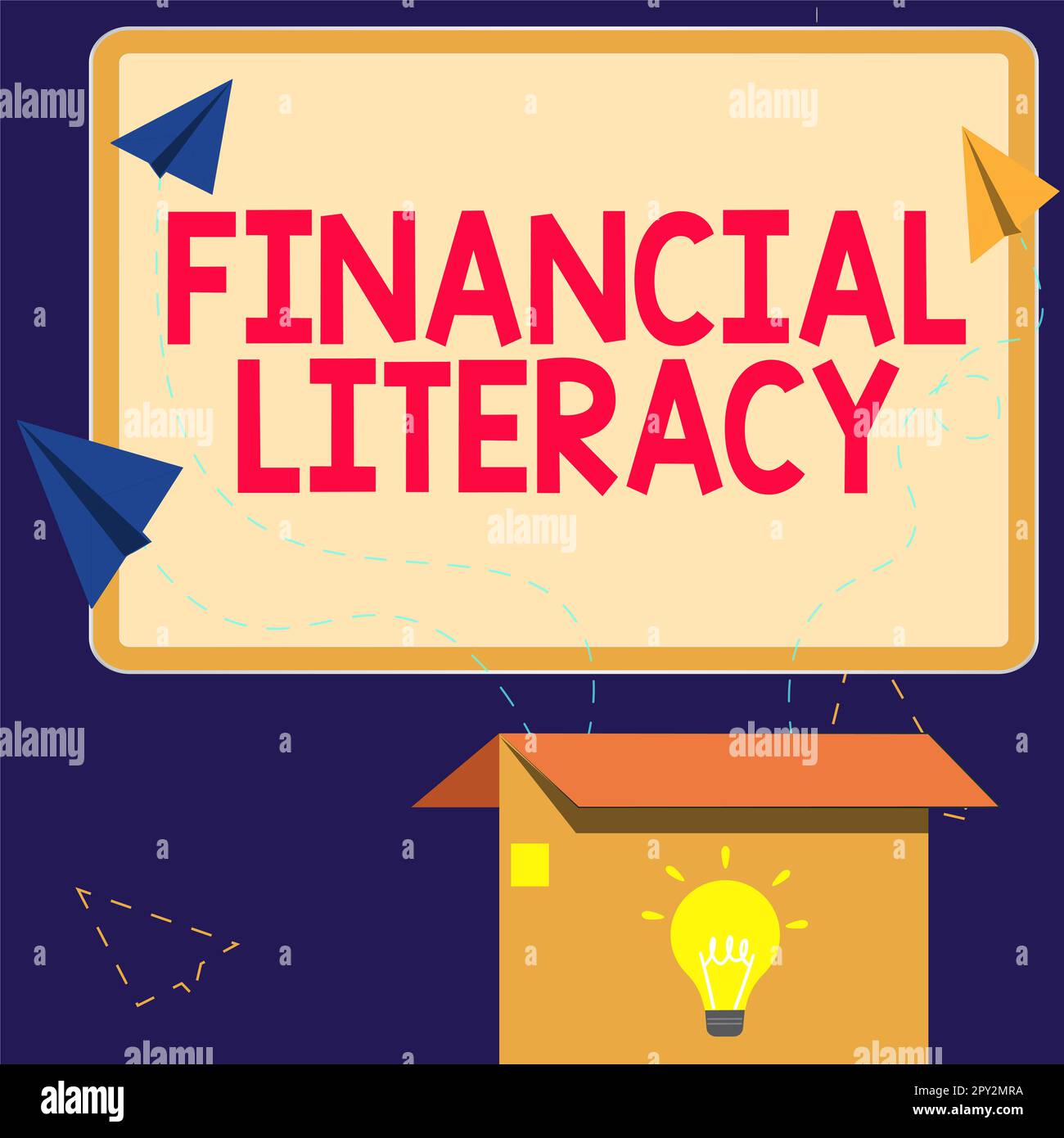 Conceptual caption Financial Literacy, Conceptual photo Understand and ...