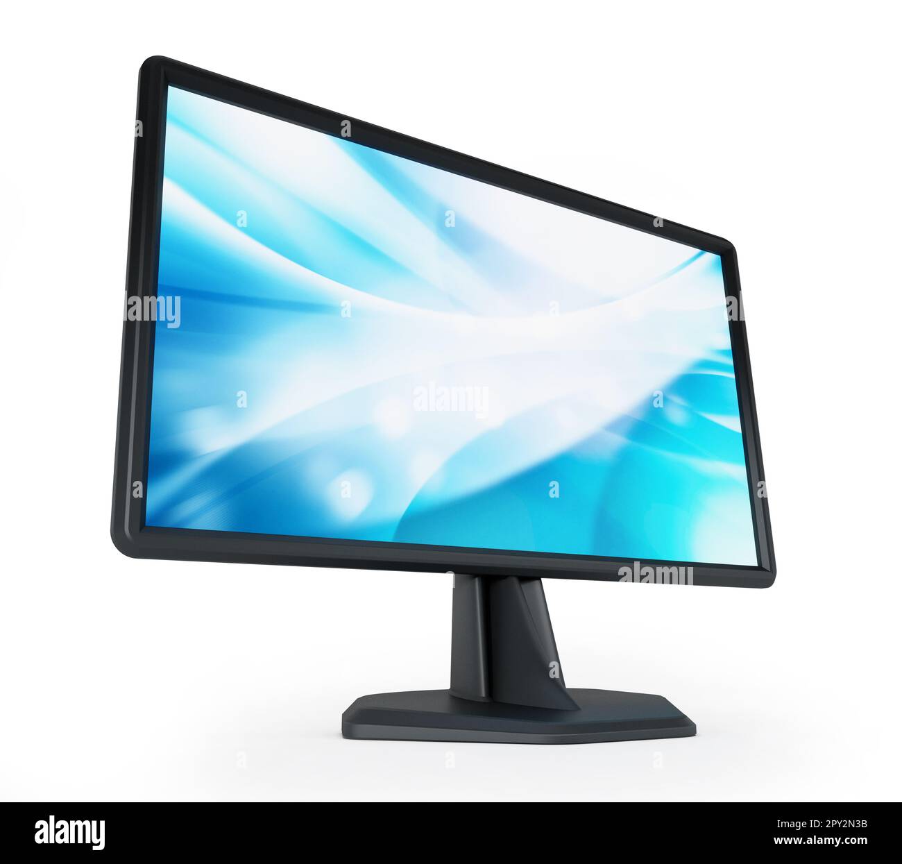 LED screen isolated on white background. 3D illustration Stock Photo ...