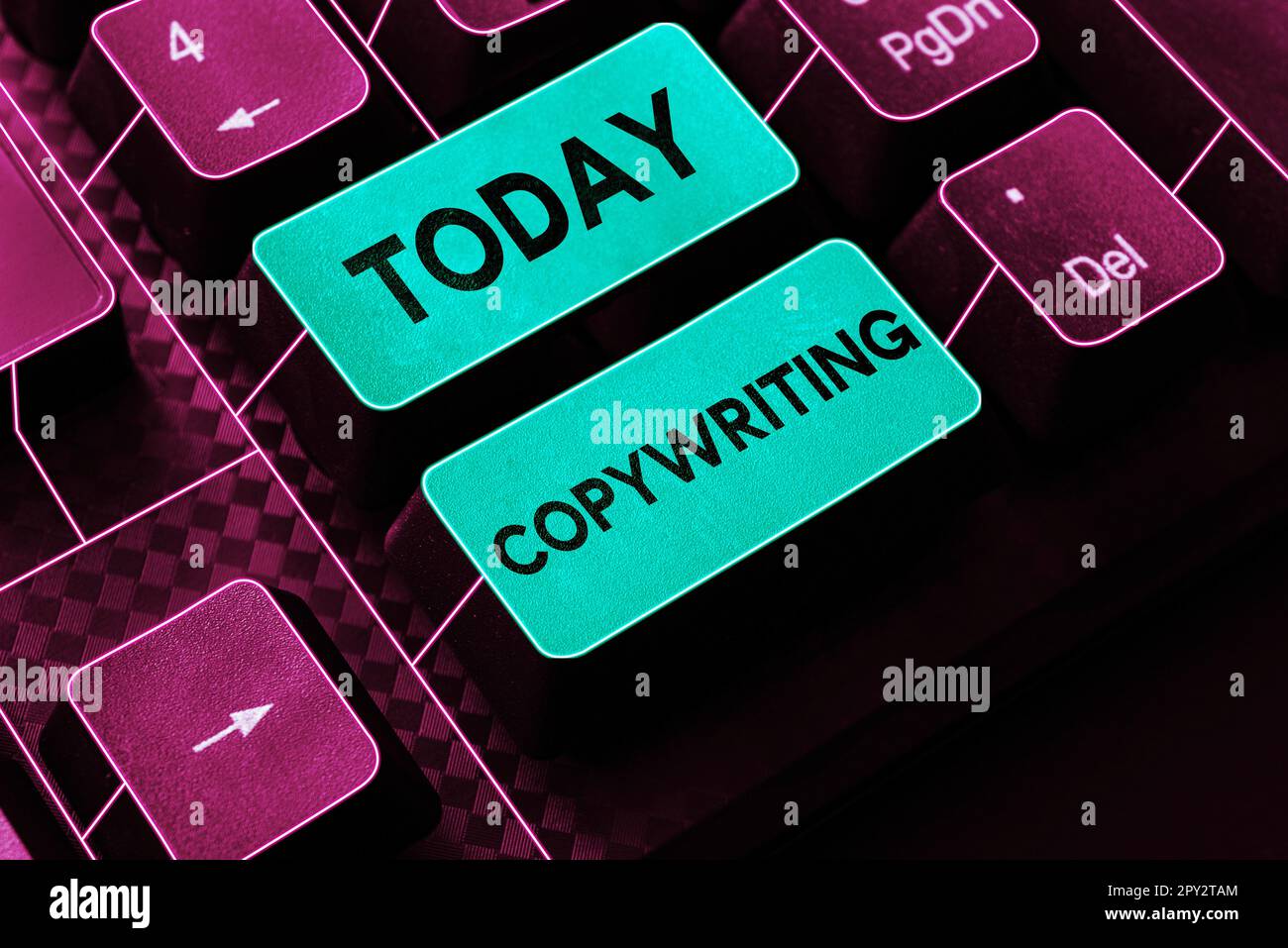 Hand writing sign Copywriting, Word for writing the text of ...