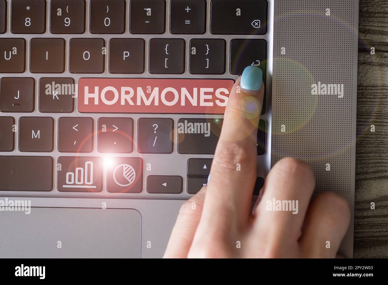 Hand writing sign Hormones, Conceptual photo regulatory substance ...