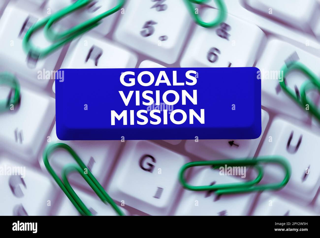 Sign displaying Goals Vision Mission, Internet Concept practical ...