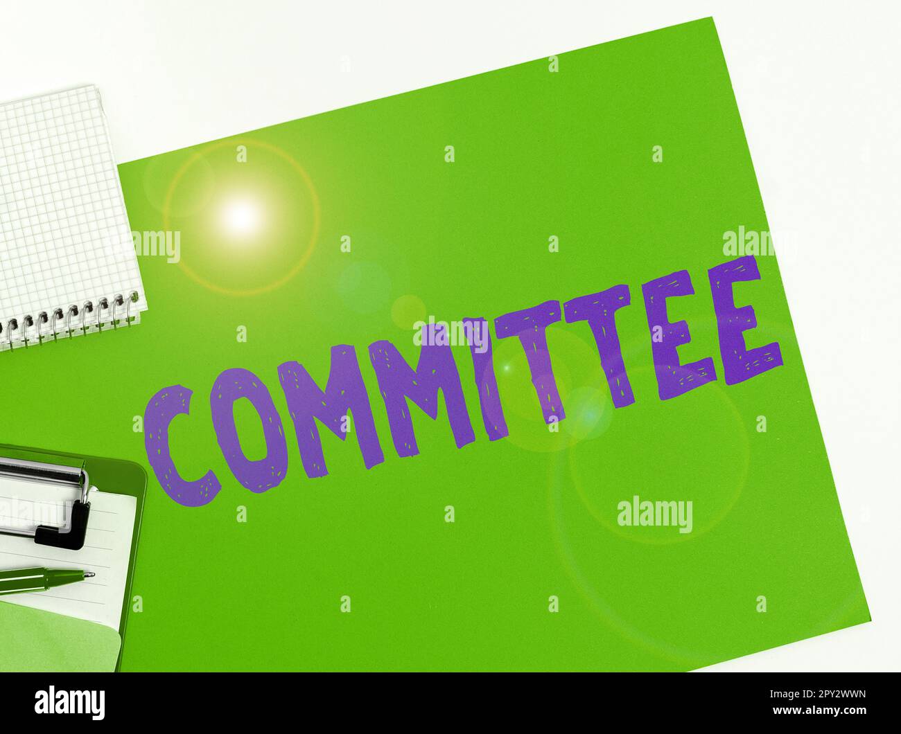 Conceptual display Committee, Business showcase Group of people ...