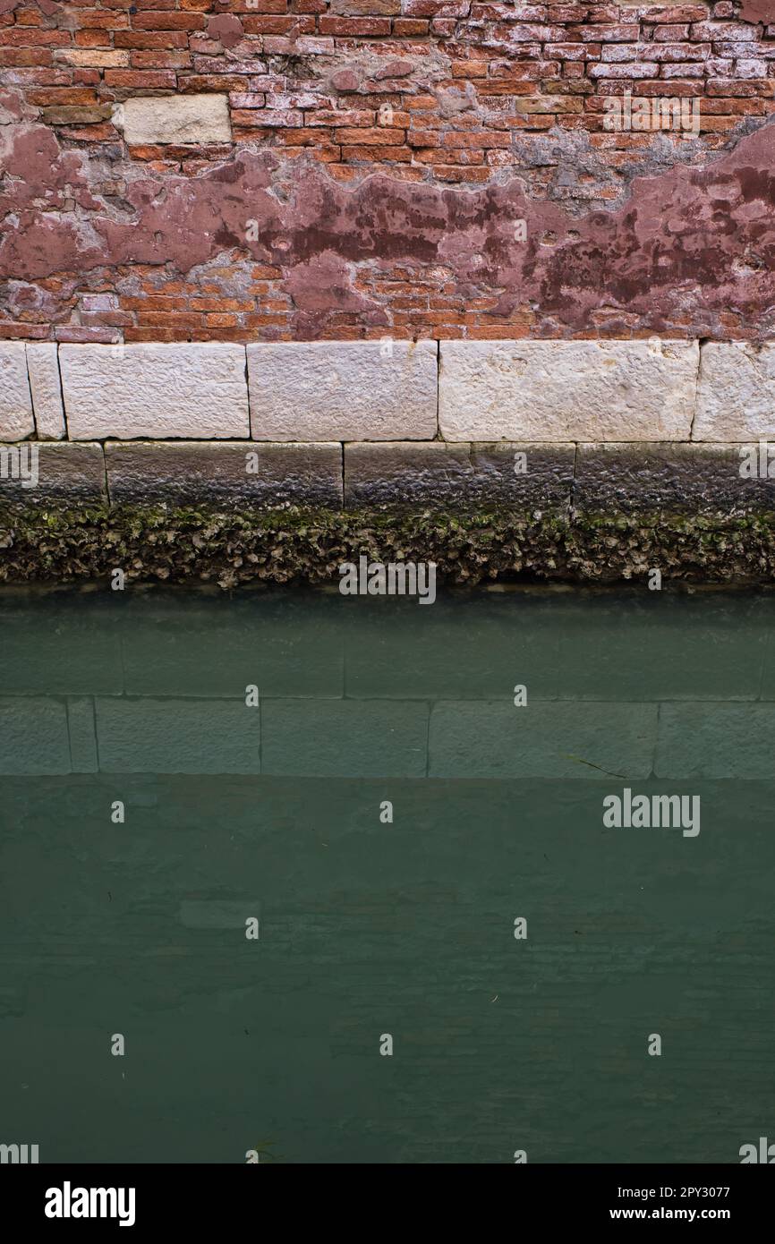 Close up of the ancient construction detail of the substructures of ...