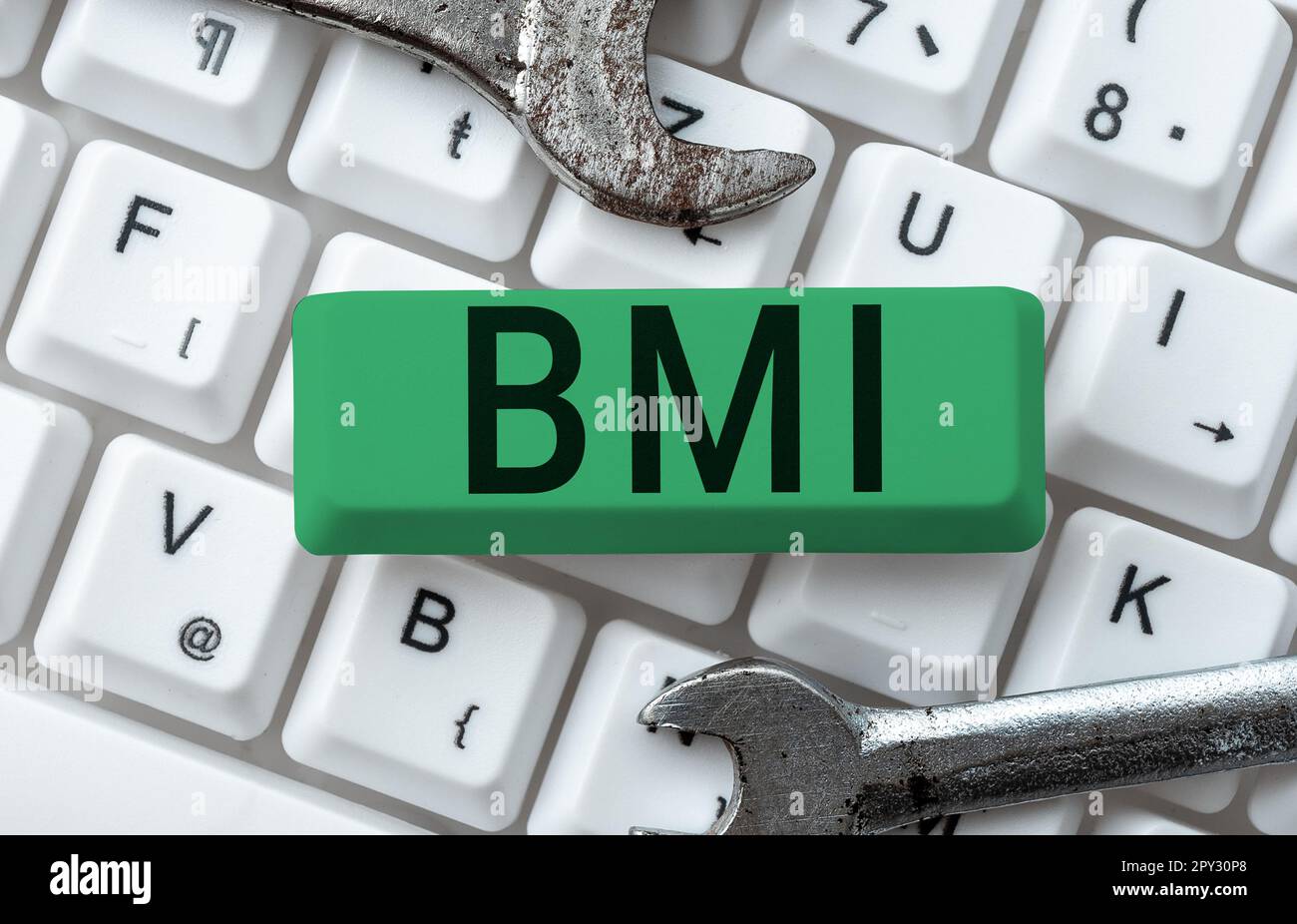 Hand writing sign Bmi, Word for Method of estimating body fat levels ...