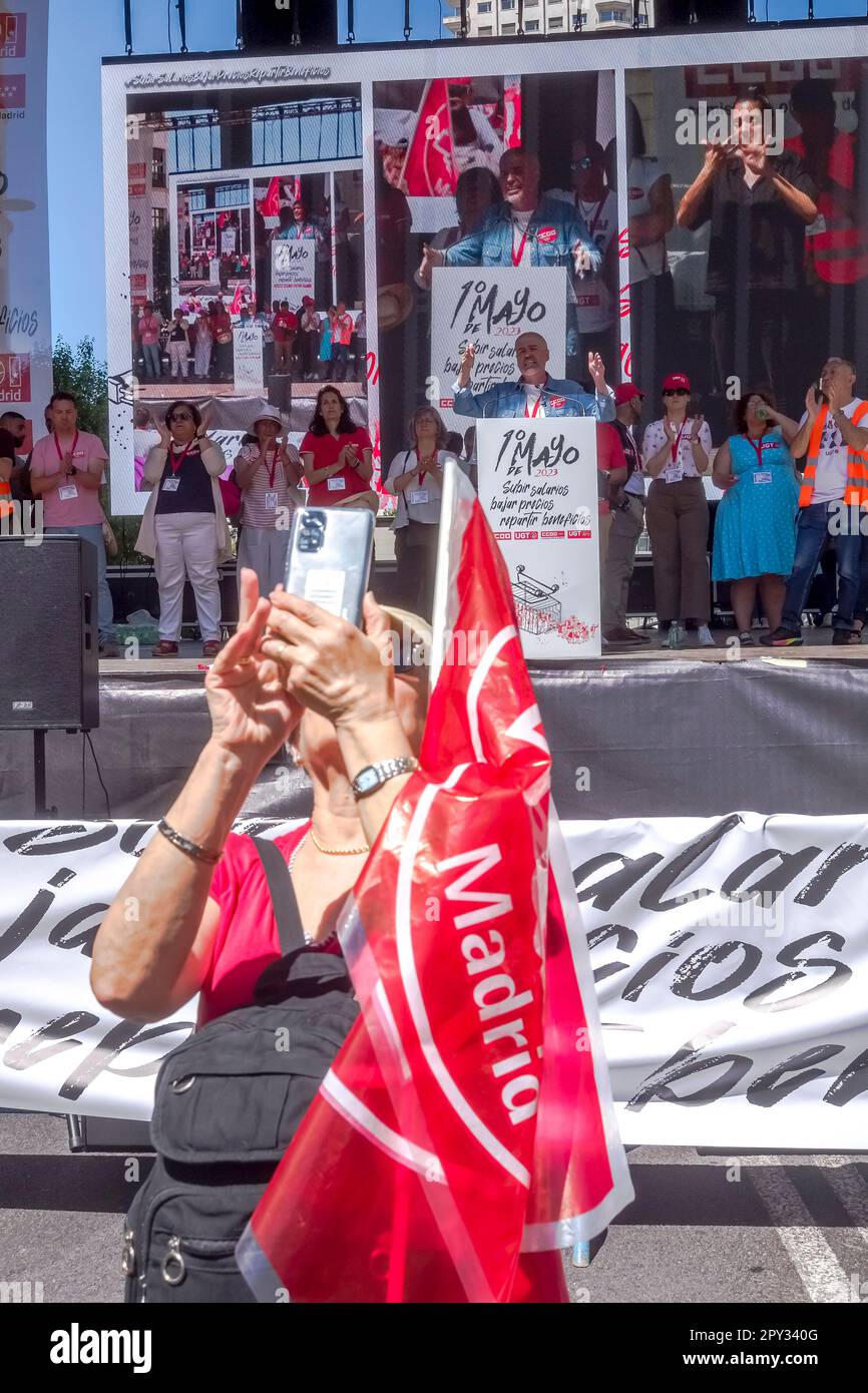 People attended the 1st May Labour Day demonstration organised by the ...