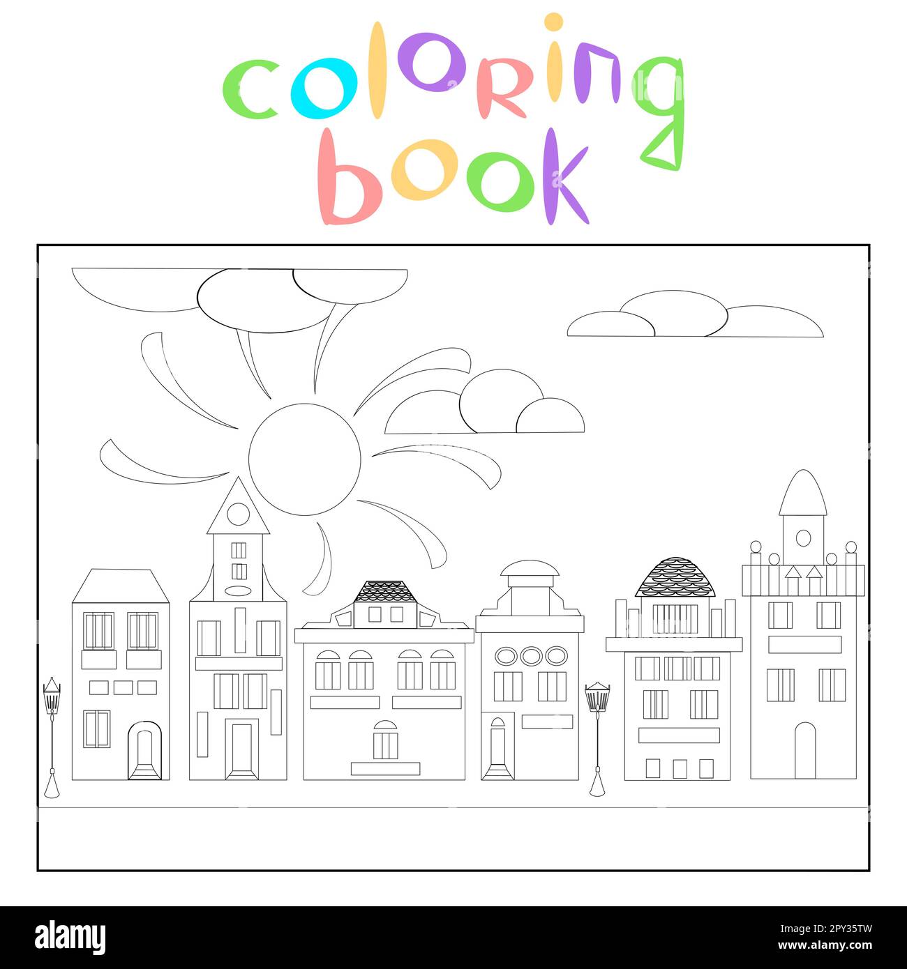 color the drawing with your own colors for children from 4 to 6 years ...