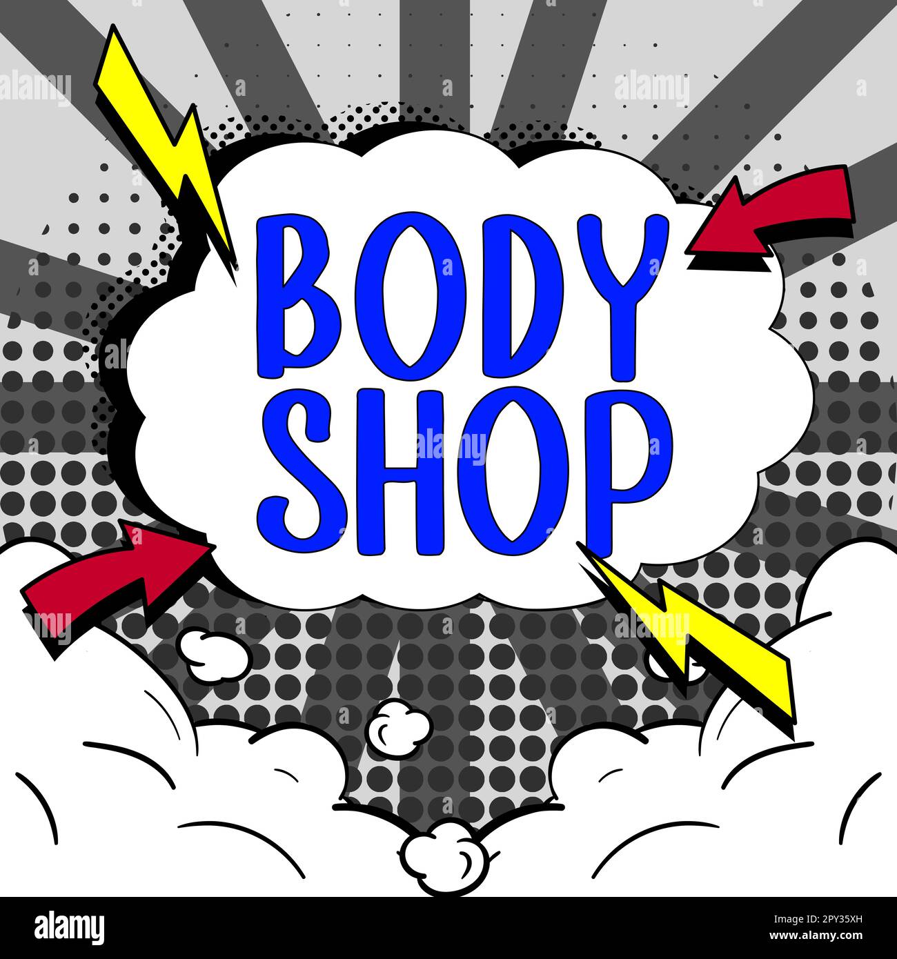 Inspiration showing sign Body Shop, Business showcase a shop where ...