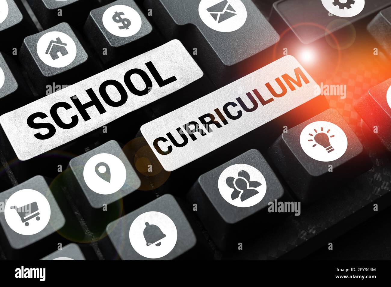 Handwriting text School Curriculum, Business concept designed to ...