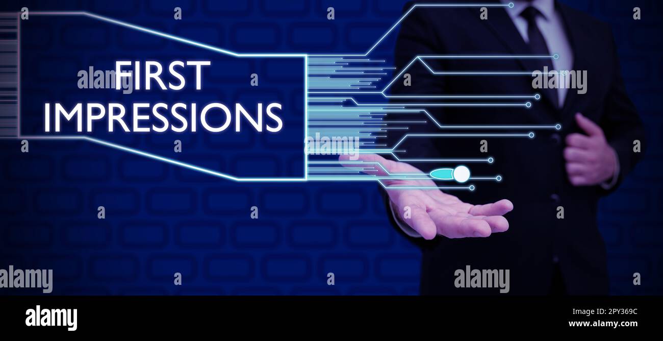 Conceptual display First Impressions, Concept meaning What a person ...