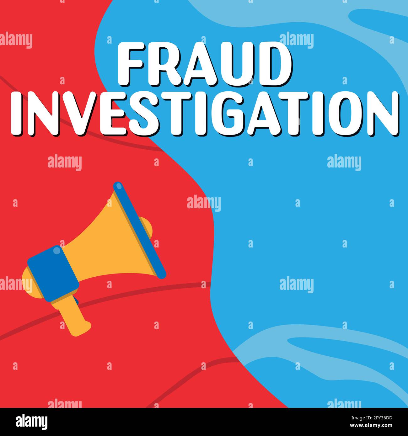 Sign displaying Fraud Investigation, Word for process of determining ...