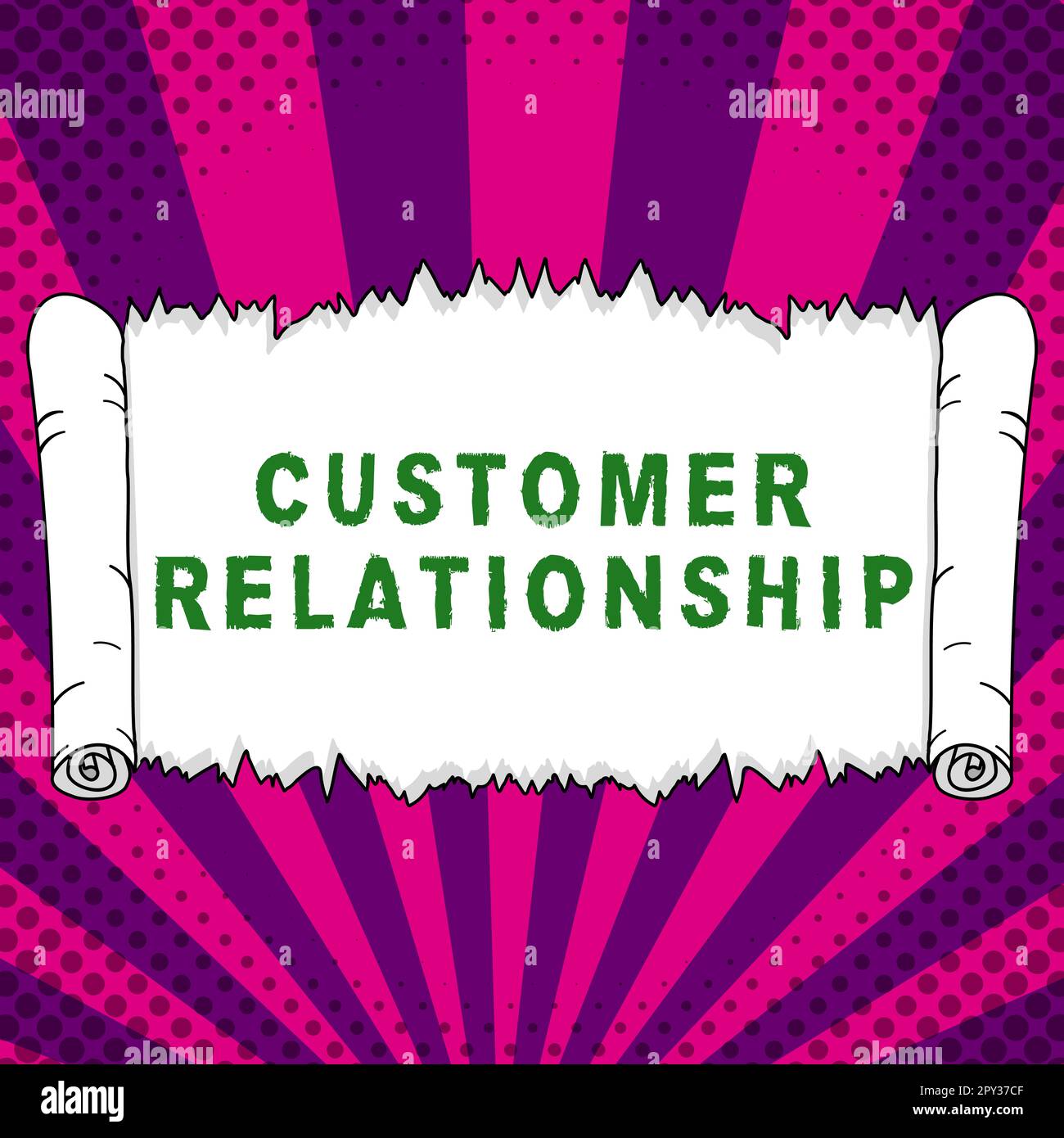 Hand writing sign Customer Relationship, Concept meaning Deal and ...
