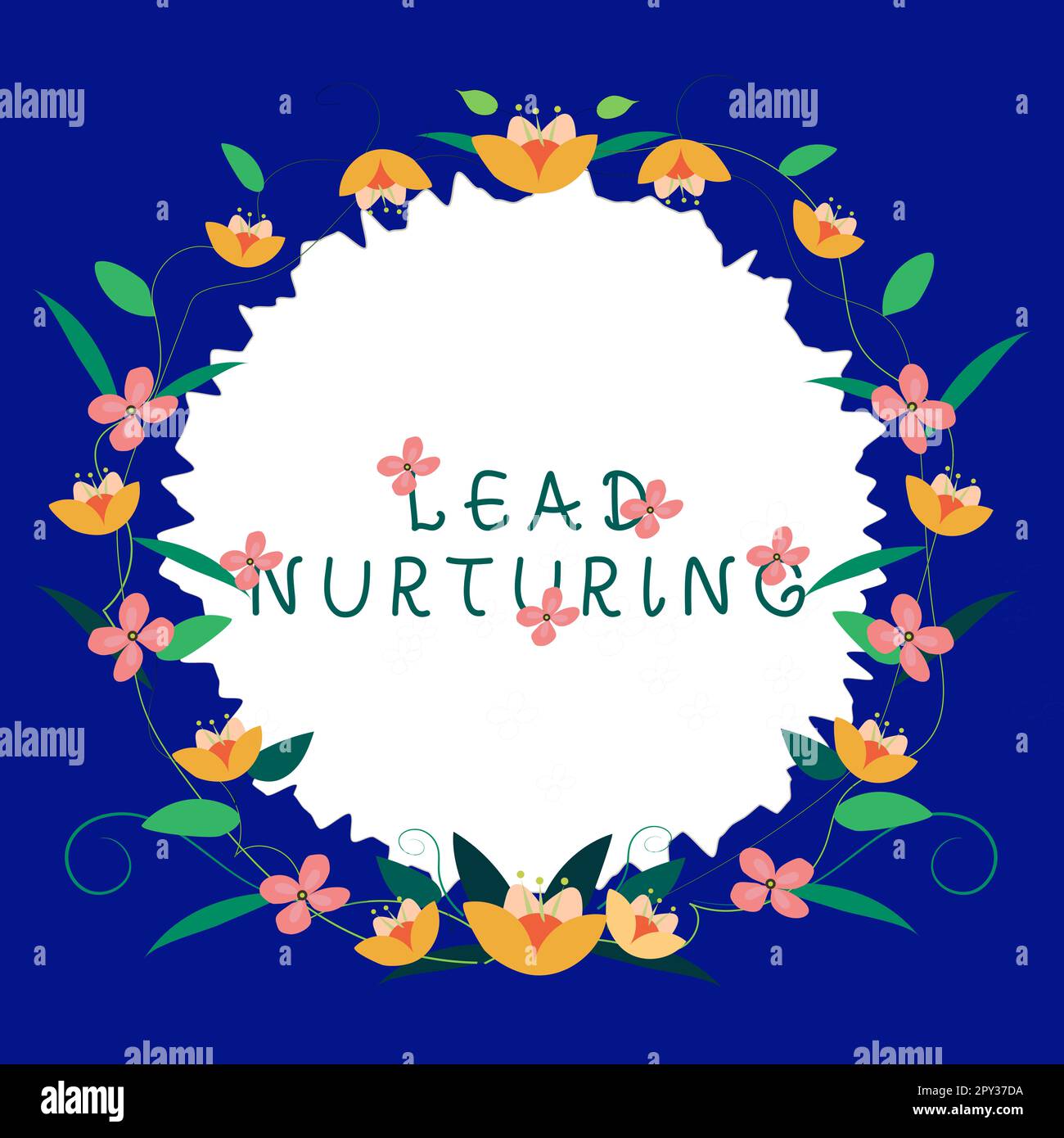 Inspiration showing sign Lead Nurturing, Word Written on method of ...