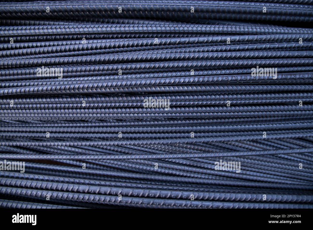 Steel wire for construction work, close-up. Industrial background Stock ...
