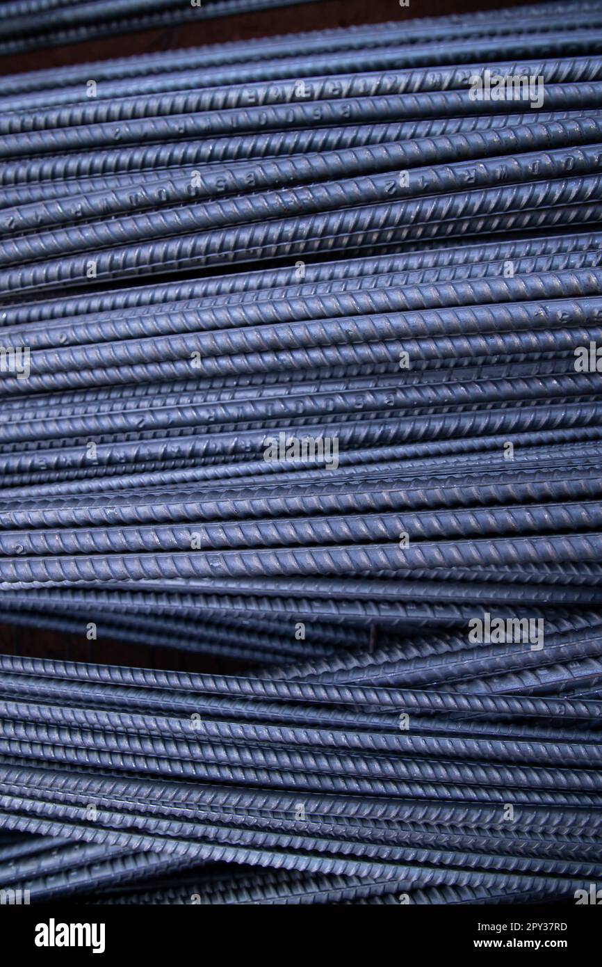 Steel wire for construction work, close-up of iron wire Stock Photo - Alamy