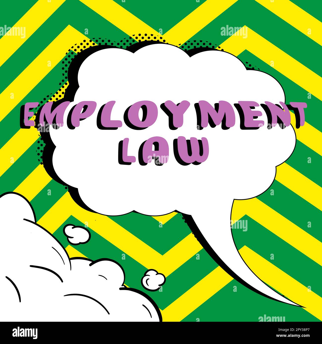Sign displaying Employment Law, Word Written on deals with legal rights ...