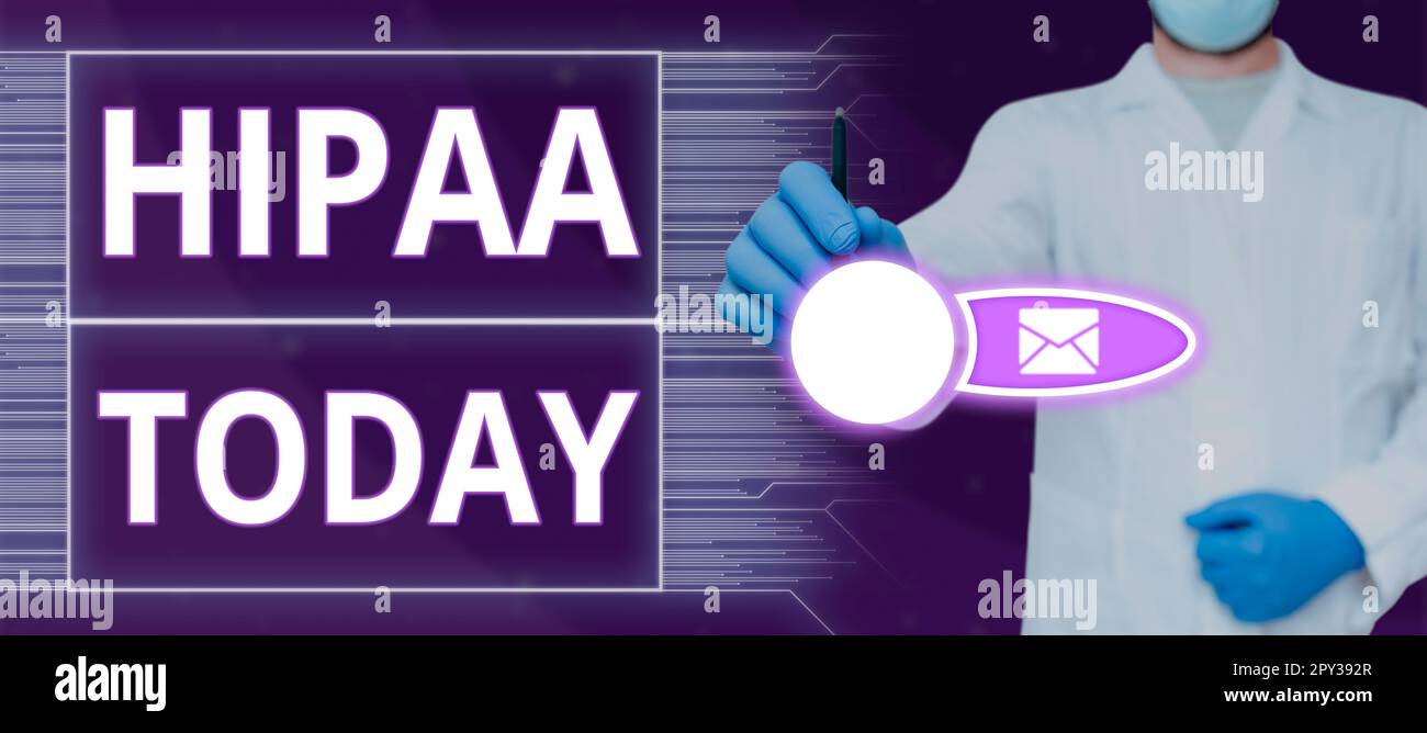 Conceptual display Hipaa, Business showcase Acronym stands for Health ...